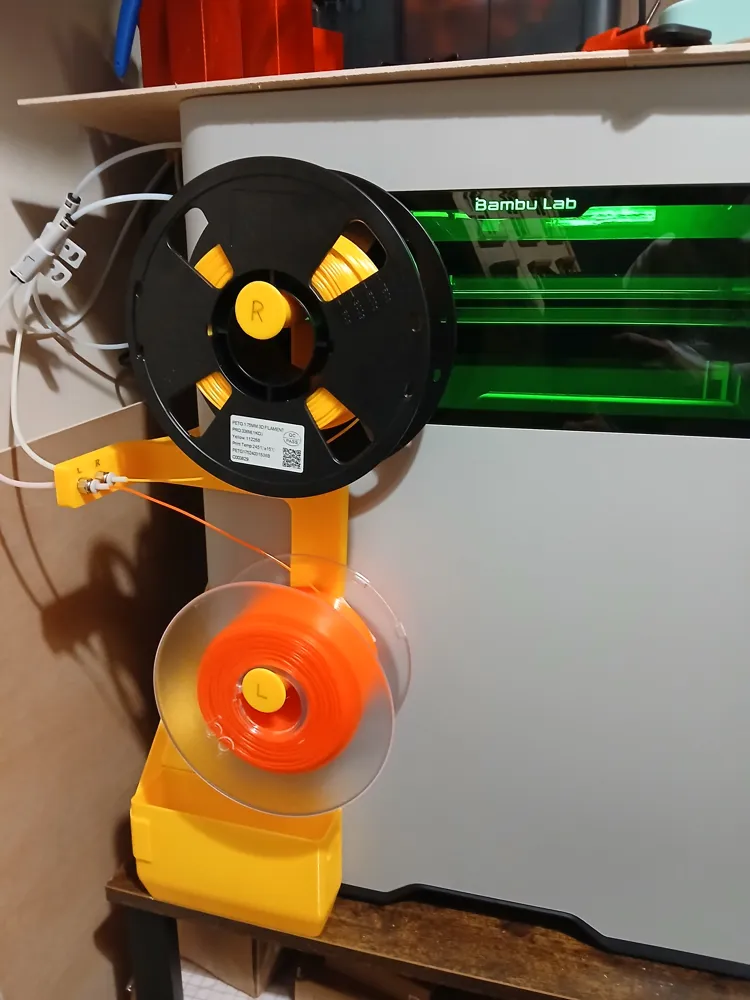 H2D Dual Spool Holder by Tony Rowell MakerWorld: Download Free 3D Models