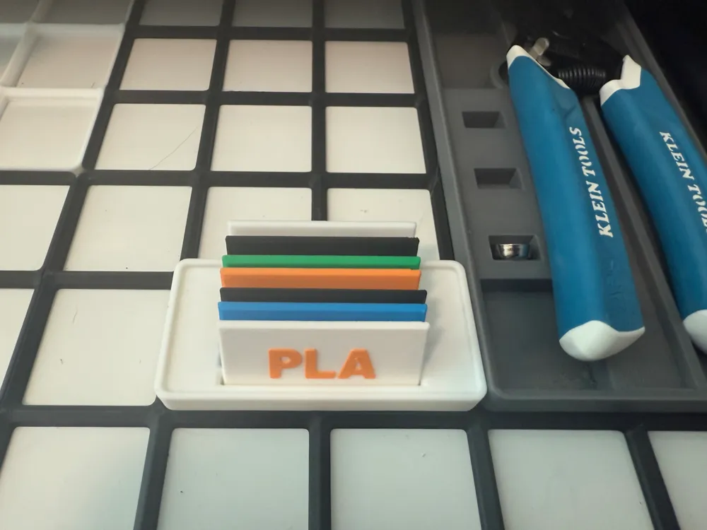 Customizable Filament Tag Organization System Kit by Generic PLA ...