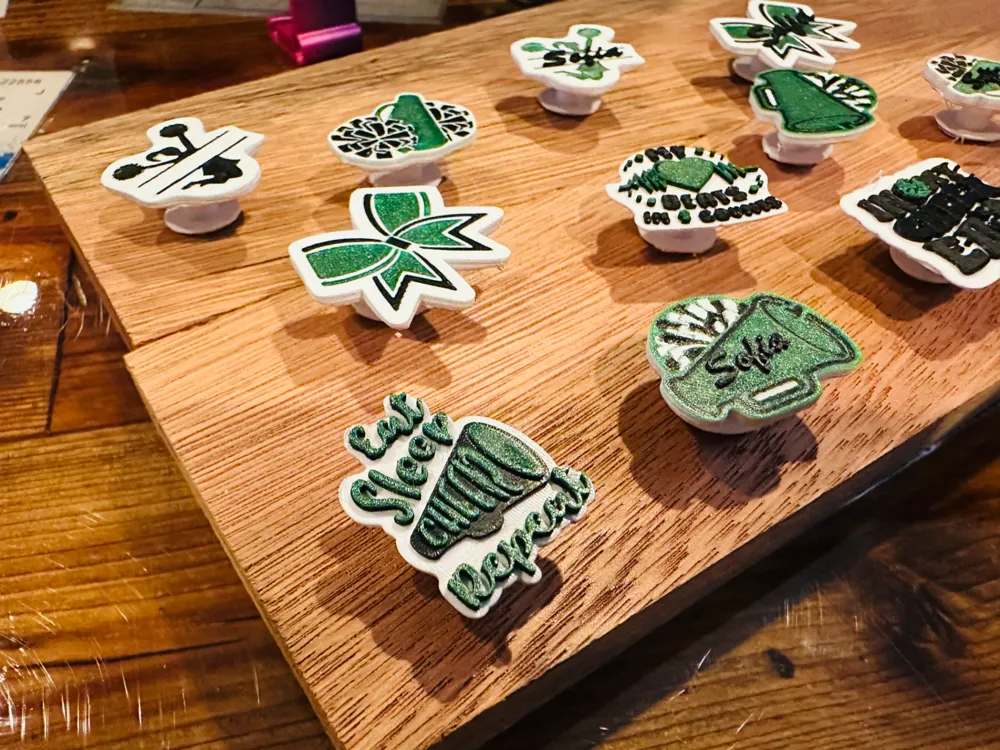 Cheer Cheerleader Croc Jibbitz by tsandome MakerWorld: Download Free 3D ...