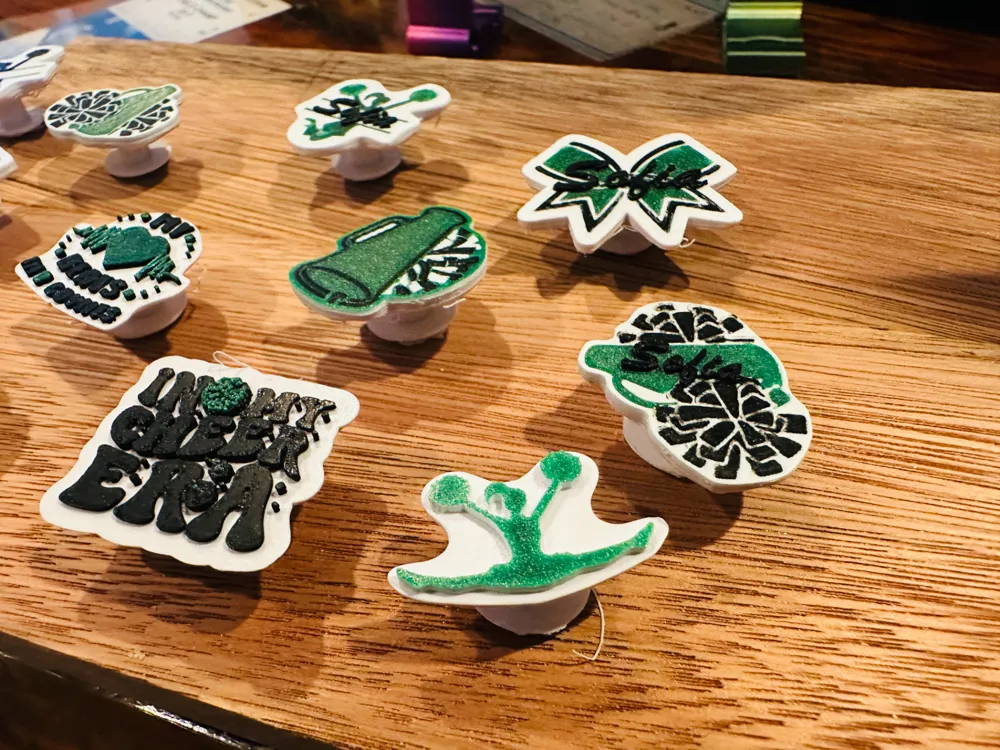 Cheer Cheerleader Croc Jibbitz by tsandome MakerWorld: Download Free 3D ...