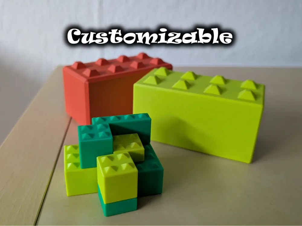 Parametric Modular Interlocking Blocks - Free 3D Print Model - MakerWorld