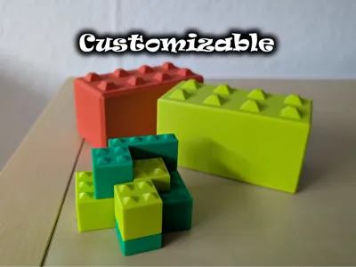 Parametric Modular Interlocking Blocks - Free 3D Print Model - MakerWorld