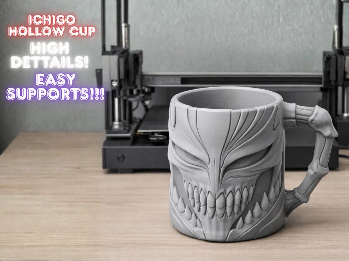 Ichigo bleach cup hollow - Free 3D Print Model - MakerWorld