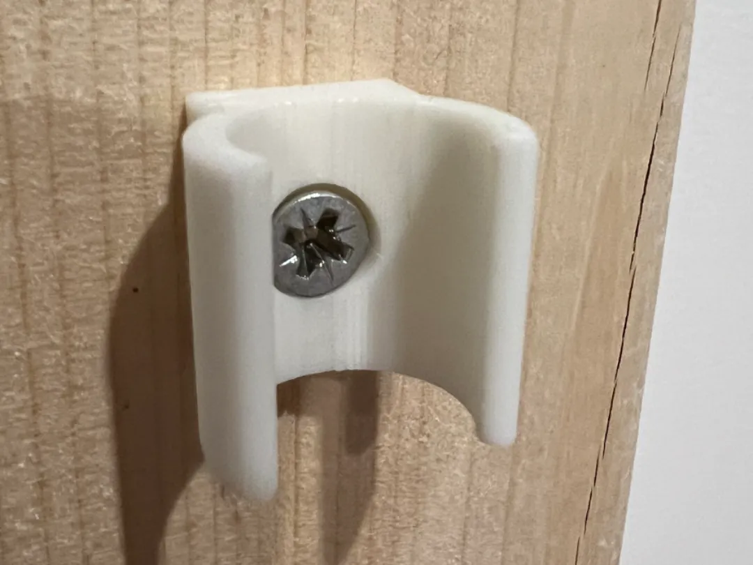 15mm Plumbing Pipe Clip with Recessed Screw Hole - Free 3D Print Model ...