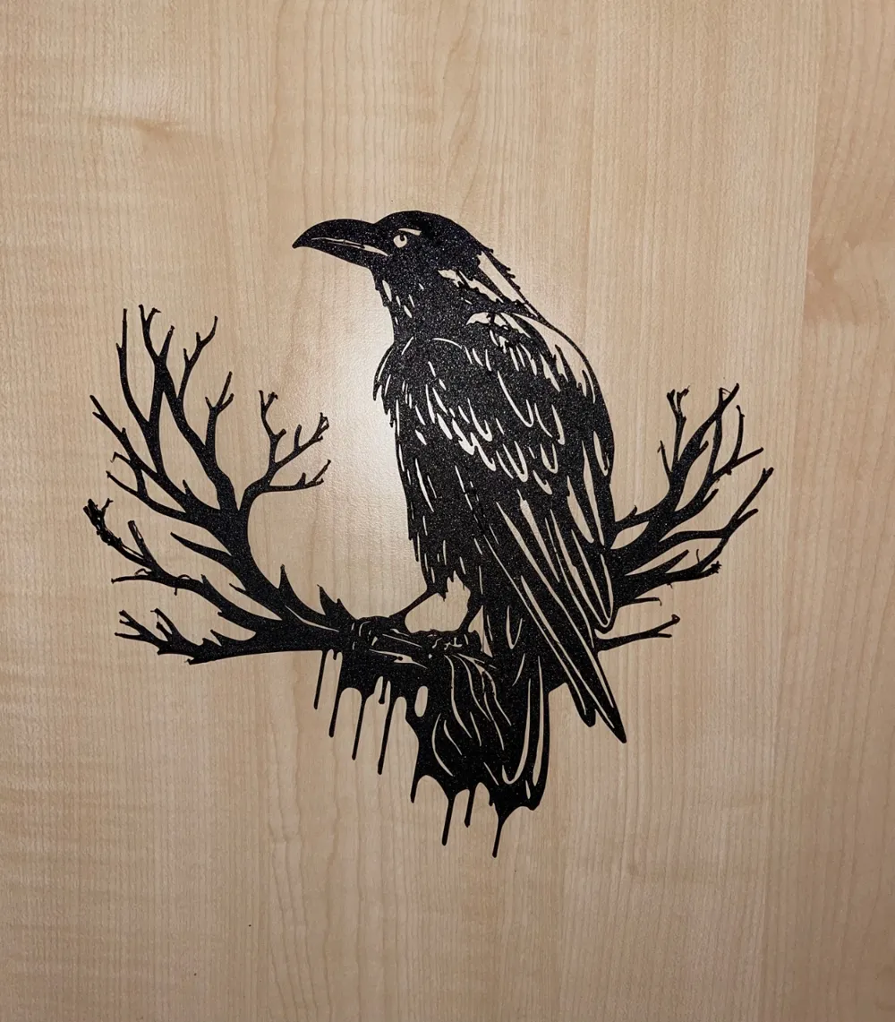 Raven Wall Decoration by gare-sb MakerWorld: Download Free 3D Models