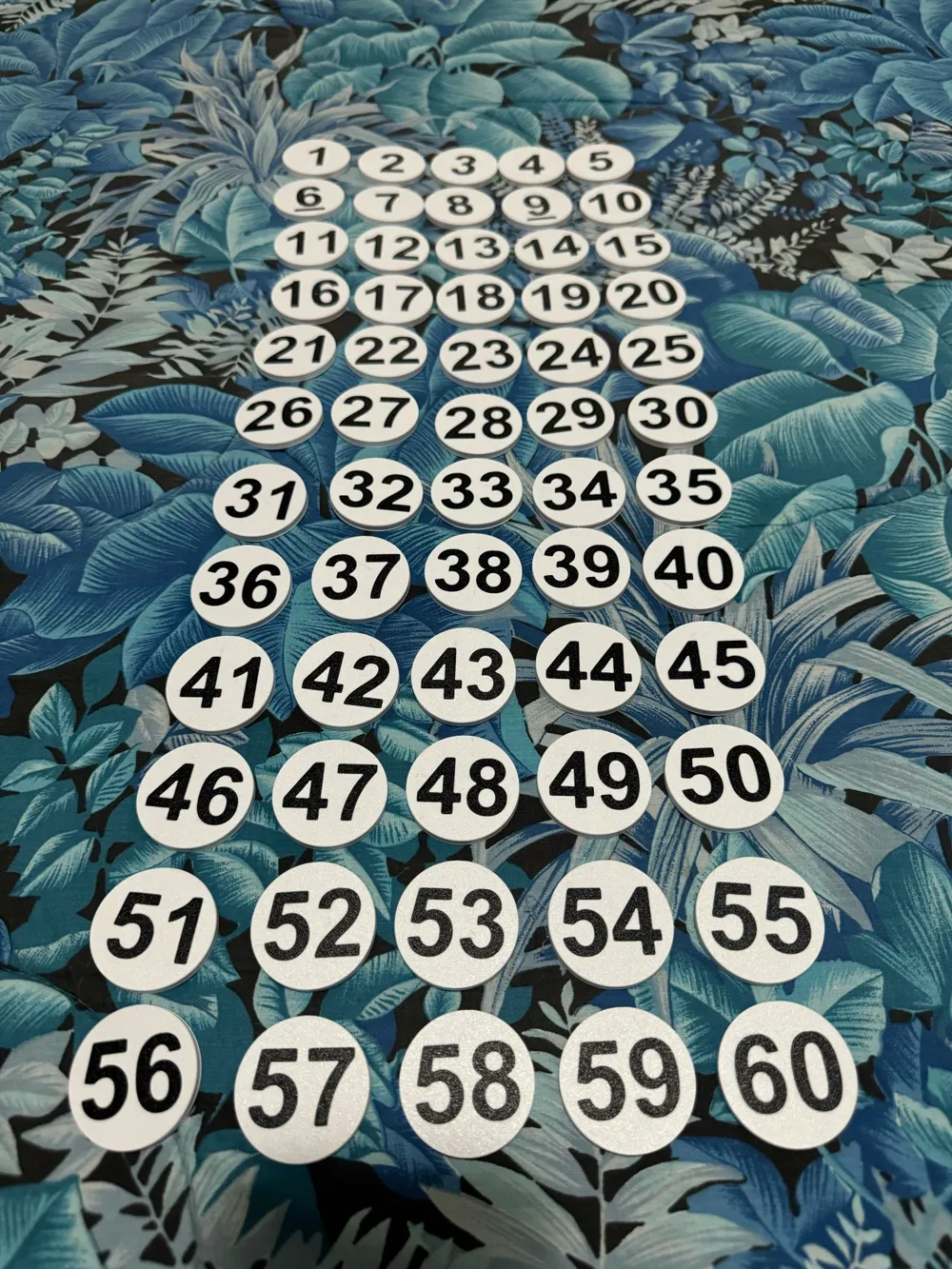 Progressive Numbers 1 - 30 / 31 - 60 by Giacomo92MakerWorld: Download ...