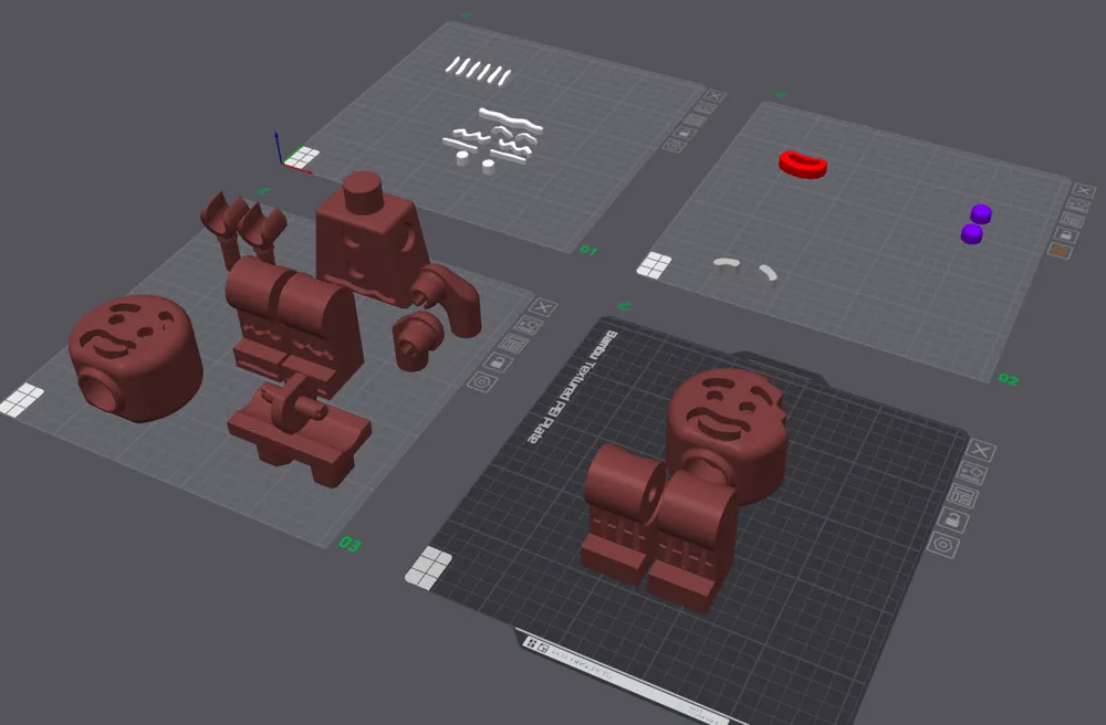 Big Brick *Gingy* Gingerbread Man by Warp3D Prints - MakerWorld