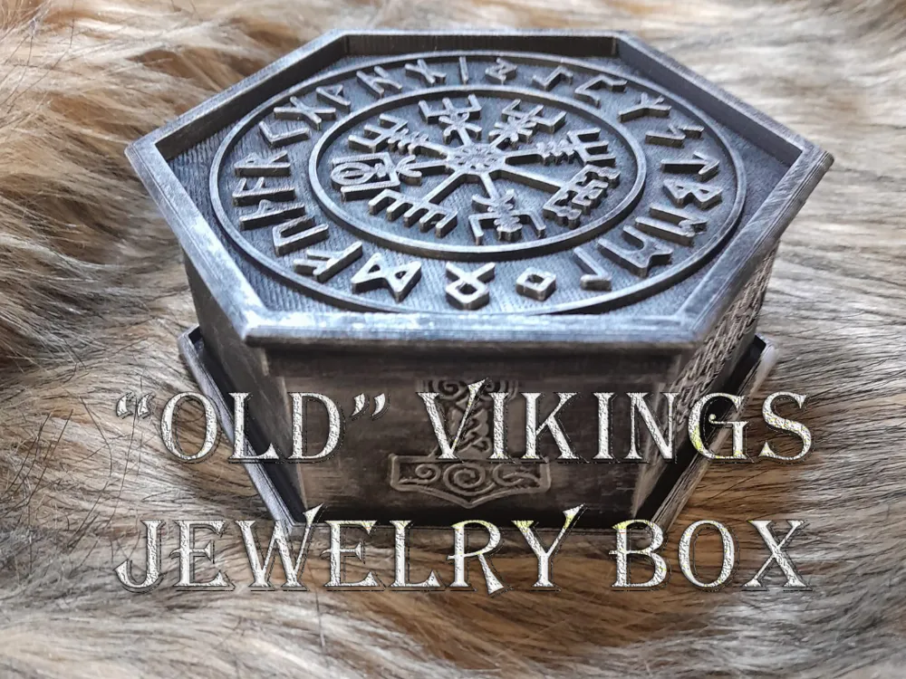 Old Vikings Jewelry Box - Free 3D Print Model - MakerWorld