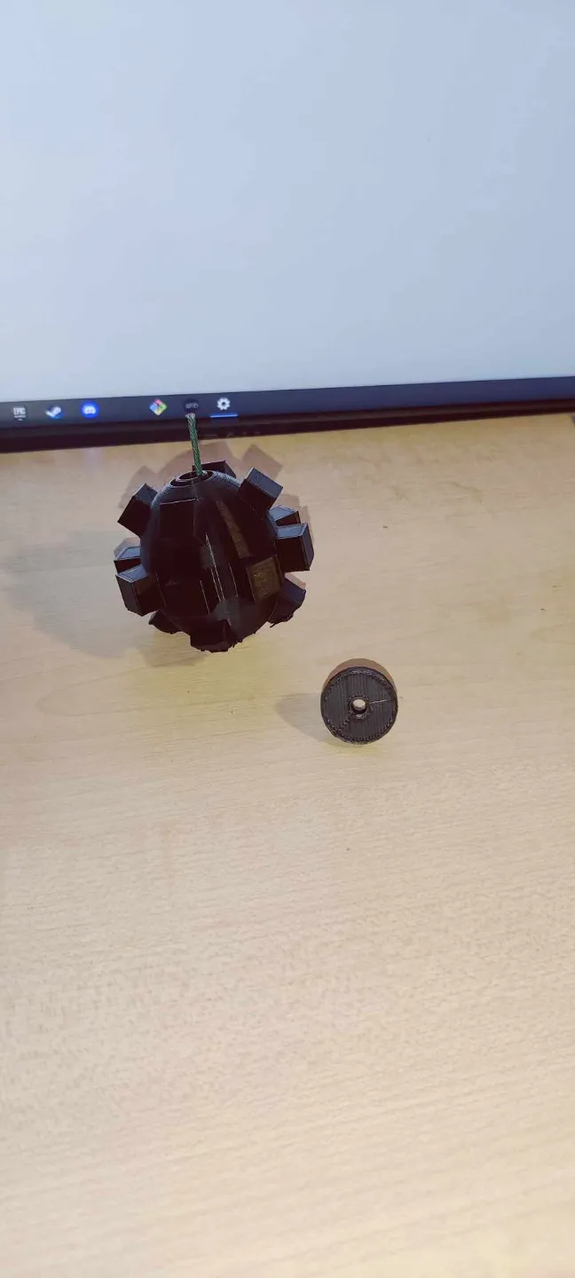 Frag Grenade (for fire crackers) by Dominic - MakerWorld