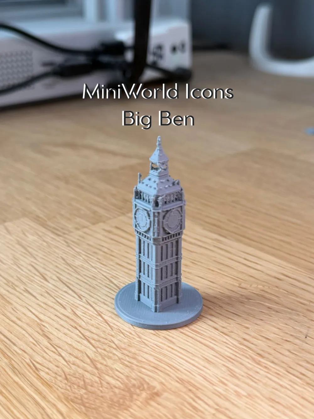 MiniWorld Icons – Big Ben - Free 3D Print Model - MakerWorld