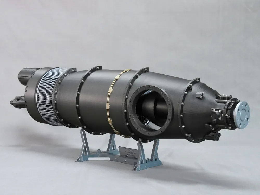 3D Printable Turboprop Engine - Free 3D Print Model - MakerWorld