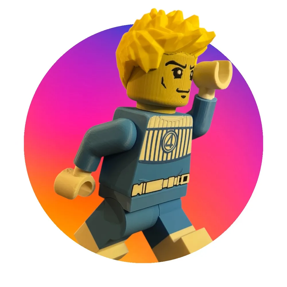 Johnny Storm Jumbo First Steps by JJ_3D MakerWorld: Download Free 3D Models