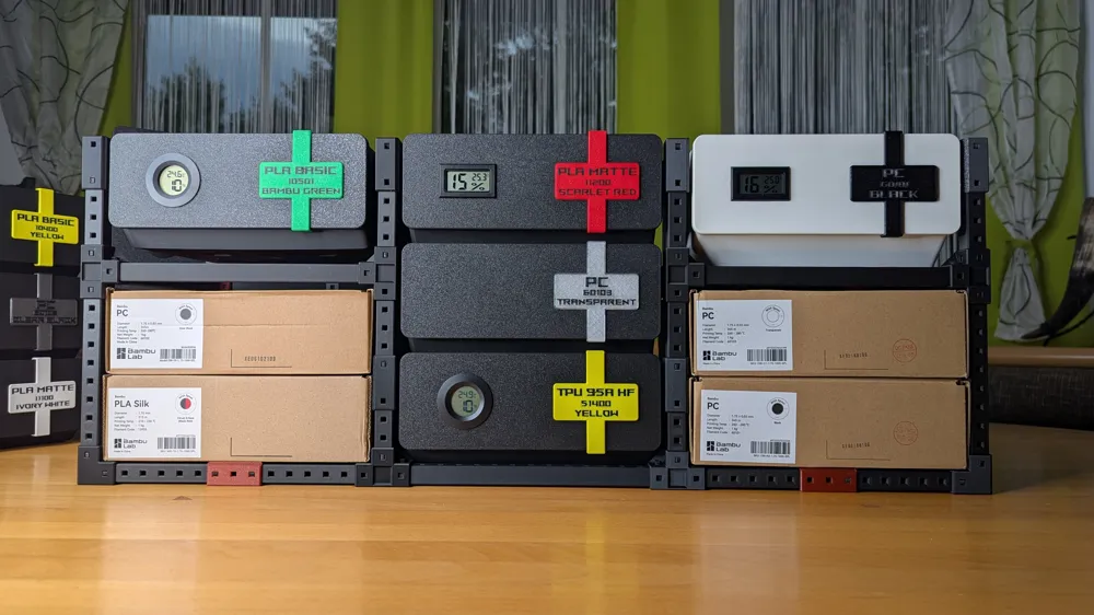 Dry Filament Rack - Free 3D Print Model - MakerWorld