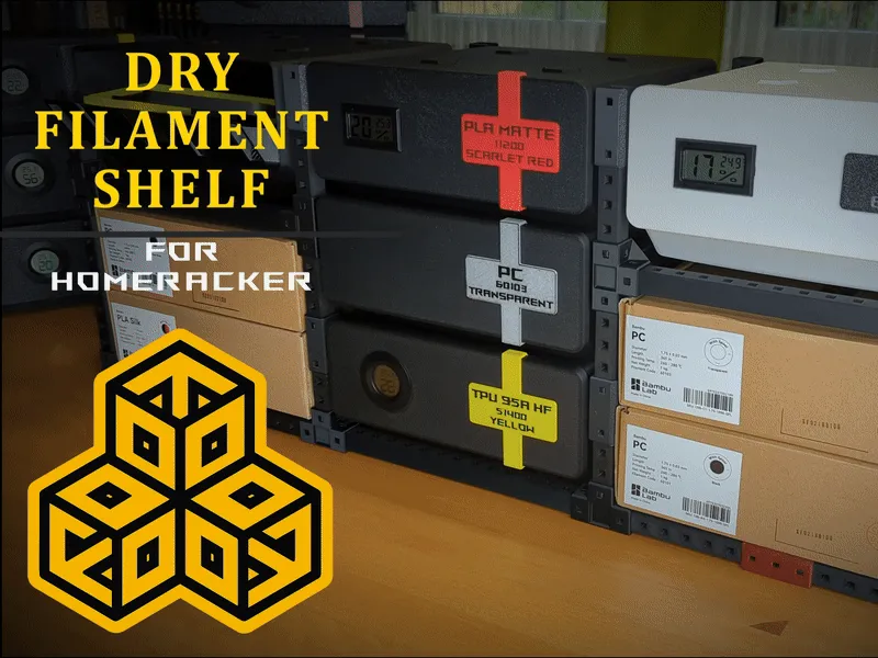 Dry Filament Rack - Free 3D Print Model - MakerWorld