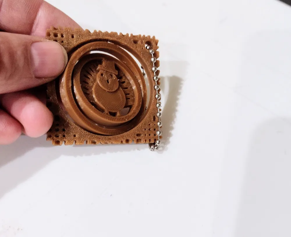 Turkey Gimbal Keychain by Makerneer - MakerWorld