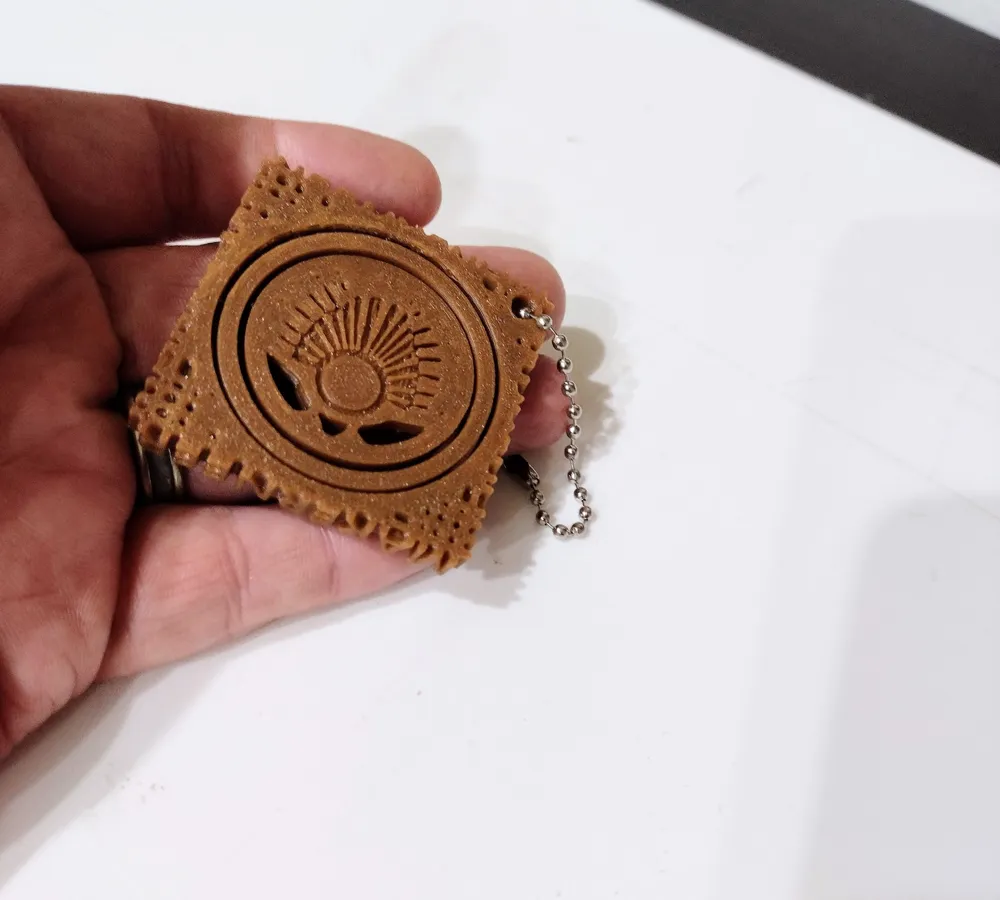 Turkey Gimbal Keychain by Makerneer - MakerWorld