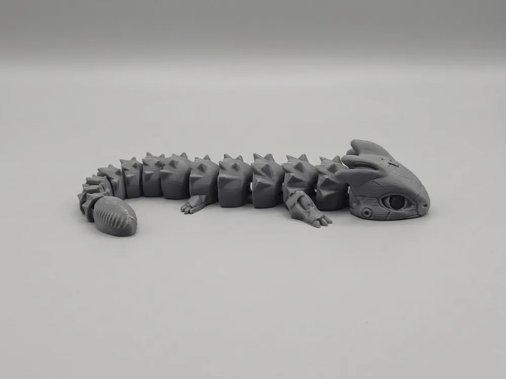 Flexi Mecha Dragon - Free 3D Print Model - MakerWorld