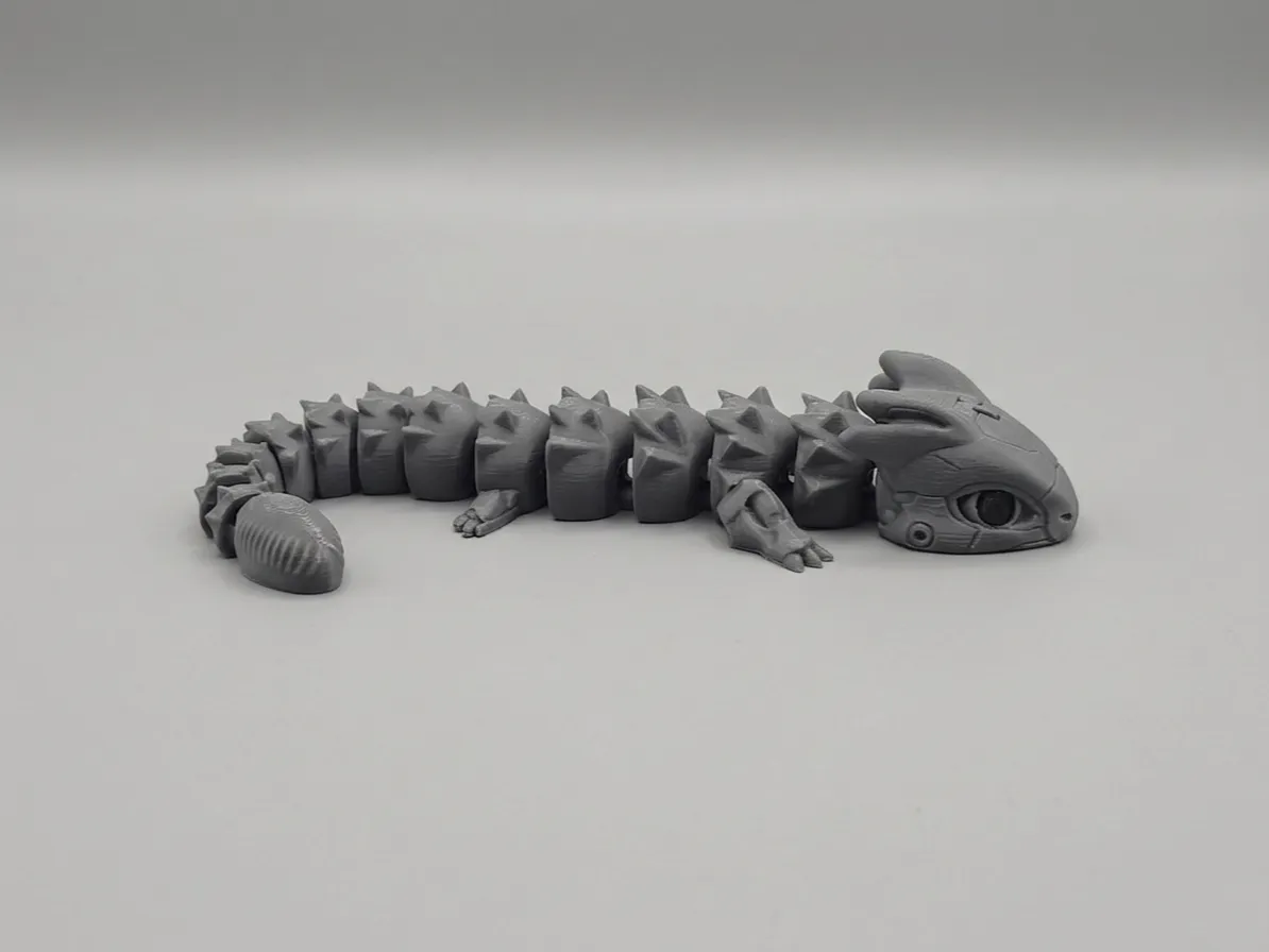 Flexi Mecha Dragon - Free 3D Print Model - MakerWorld