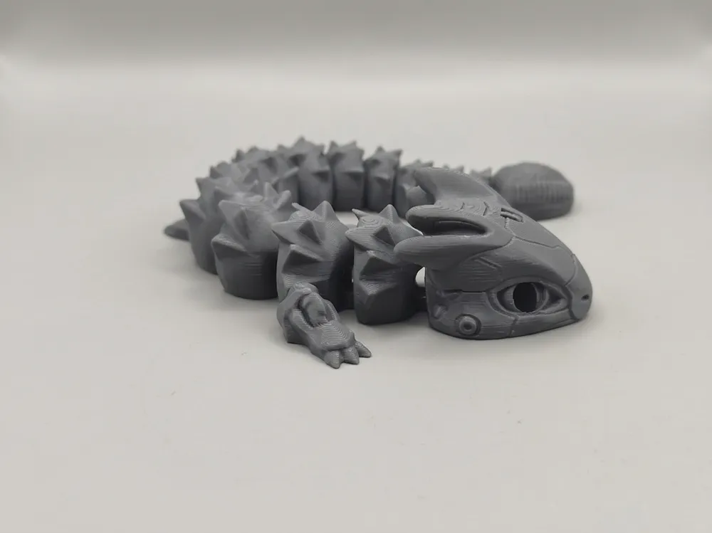 Flexi Mecha Dragon - Free 3D Print Model - MakerWorld