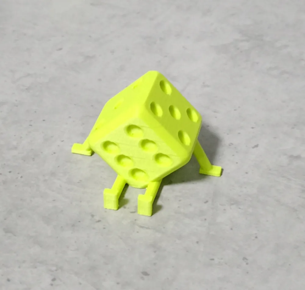 Dice Buddy - dice with arms and legs by Arm0red - MakerWorld