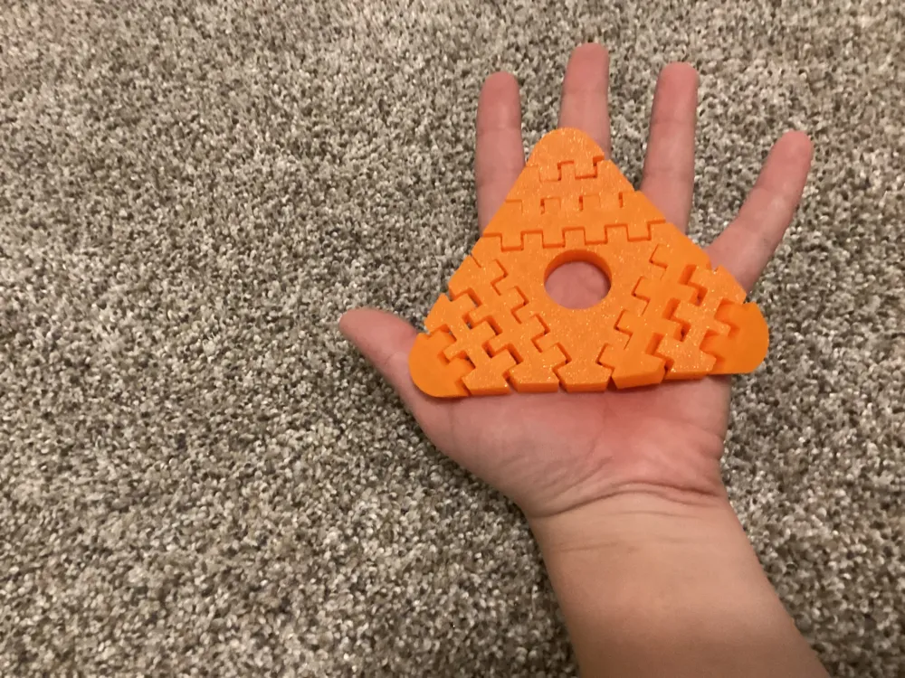 flexi triangle fidget - Free 3D Print Model - MakerWorld