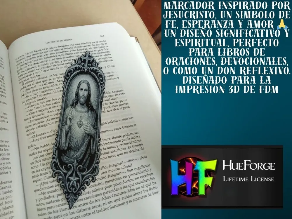 Bookmark inspired by Jesus Christ - Free 3D Print Model - MakerWorld