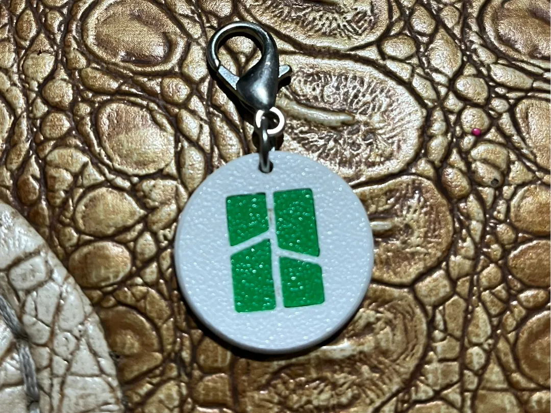 Bambu logo keychain charm by 李白 MakerWorld: Download Free 3D Models