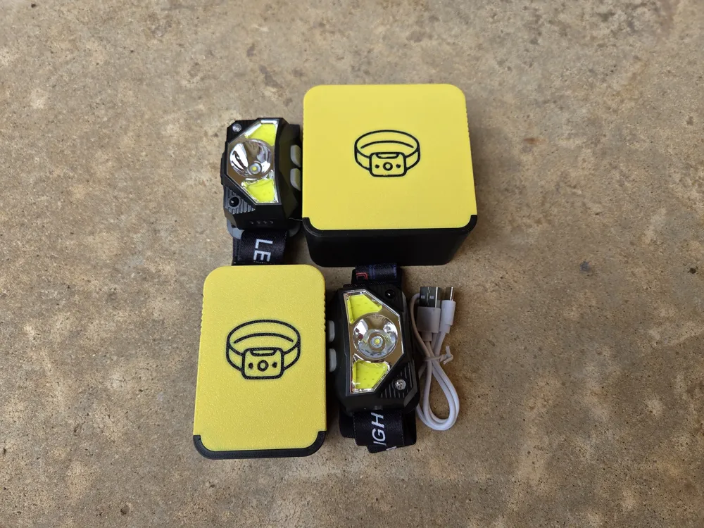 Headlamp Case - Sliding Lid - Free 3D Print Model - MakerWorld
