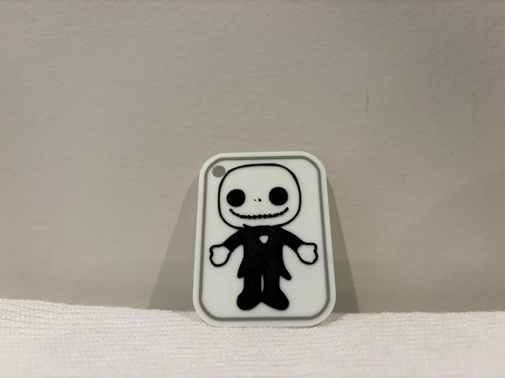 Jack Nightmare before Christmas keychain by MKONAPELSKY - MakerWorld