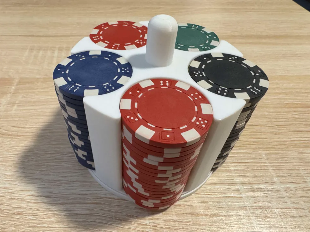 Rotating Poker Chip Holder by Jonk - MakerWorld