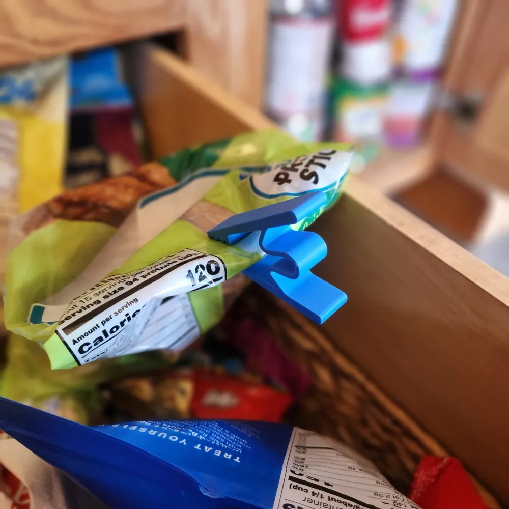 Chip Bag Clip by billybobjoe9797 MakerWorld: Download Free 3D Models