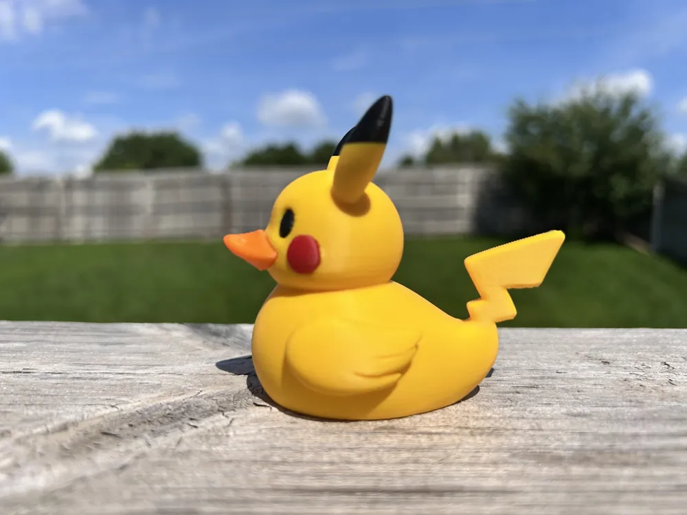 Pikachu Rubber Duck - Free 3D Print Model - MakerWorld