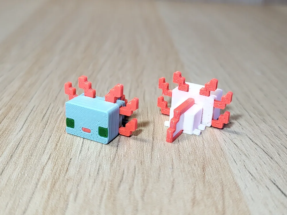Minecraft Axolotl by Gekon3D - MakerWorld