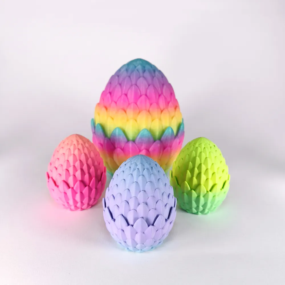Scaled Dragon Snake Egg Container - Free 3D Print Model - MakerWorld