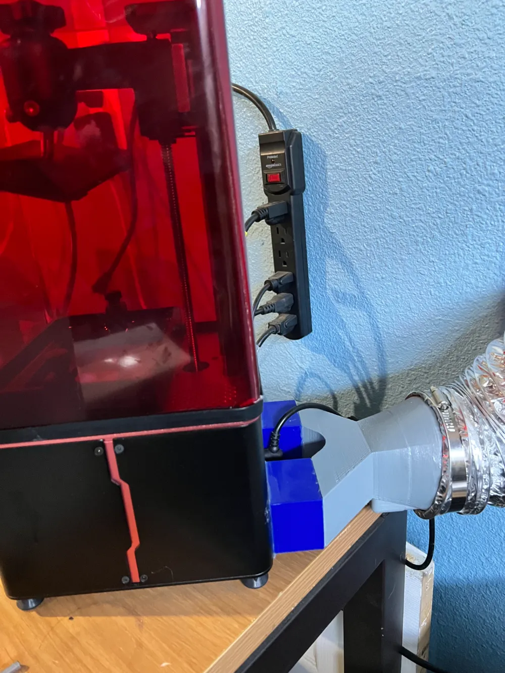Elegoo Mars 2 Pro Resin Printer Vent Adapter by baerbro - MakerWorld