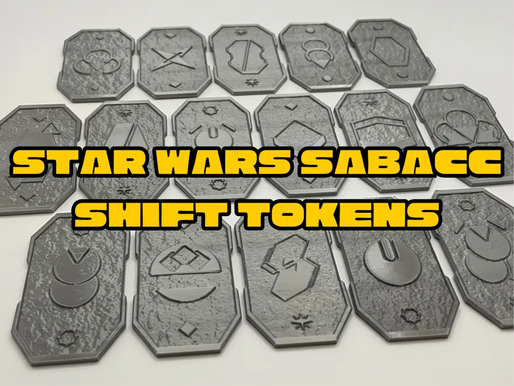 Kessel Sabacc Shift Tokens by CMCosMic MakerWorld: Download Free 3D Models