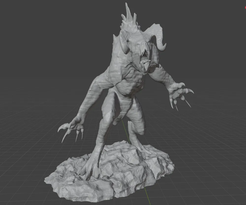 Fallout Deathclaw Wasteland Monster - Free 3D Print Model - MakerWorld