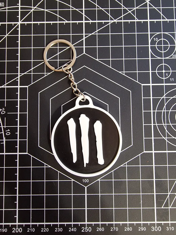 Three Days Grace keychain - Free 3D Print Model - MakerWorld