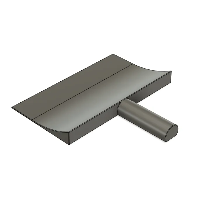 9.750" x 9.500" x 1.000" Trim Brush Paint Guard by bkuiphof - MakerWorld