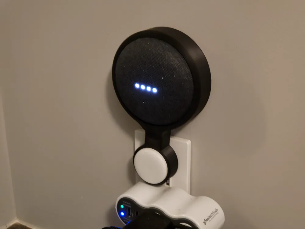 Google Home Mini (Nest Mini) - Gen 1 - Hanging Outlet Wall Mount by ...