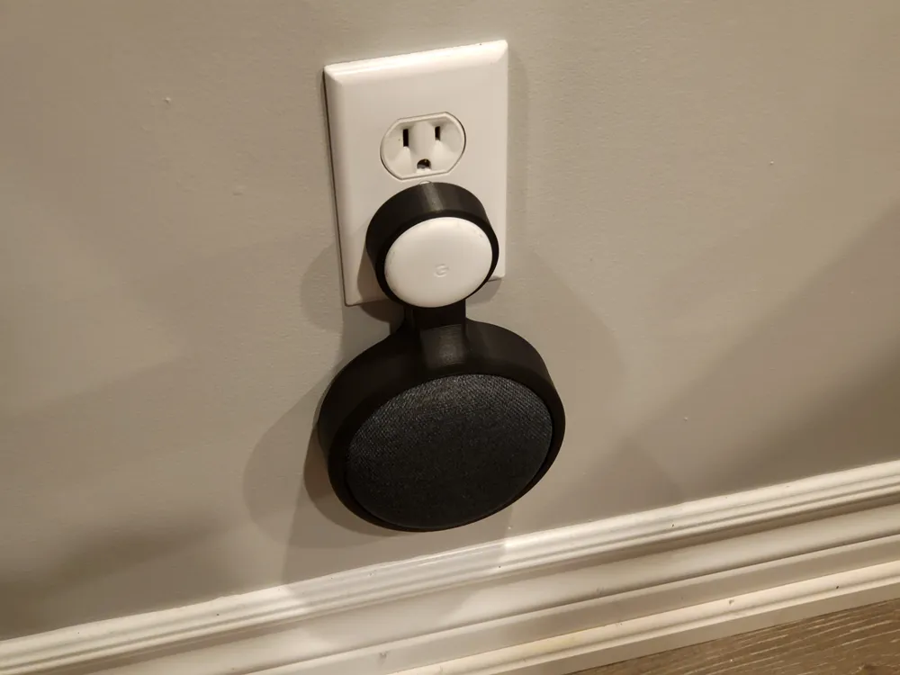 Google Home Mini (Nest Mini) - Gen 1 - Hanging Outlet Wall Mount by ...