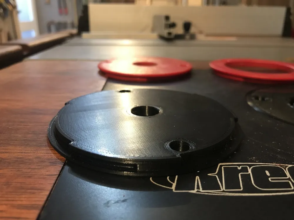 Router Table Insert Rings (Kreg) by butcher9_9 - MakerWorld