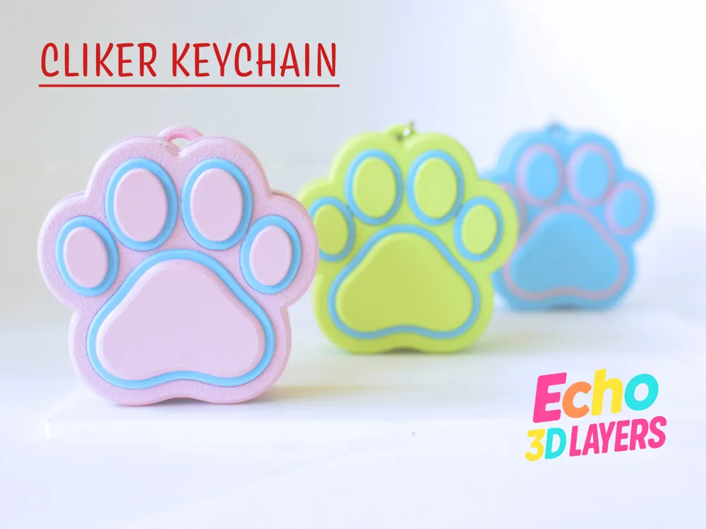 Pawn Clicker Keychain by Echo 3D Layers MakerWorld: Download Free 3D Models