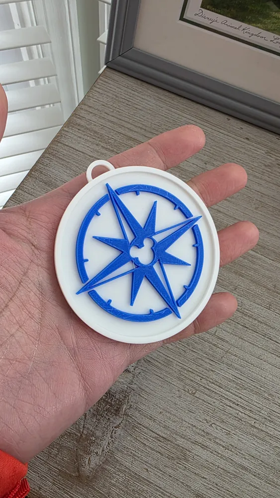 Disney Mickey Mouse Compass Christmas Ornament by IronSerif MakerWorld ...