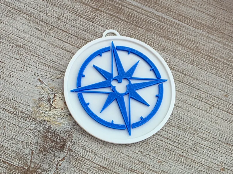 Disney Mickey Mouse Compass Christmas Ornament by IronSerif MakerWorld ...