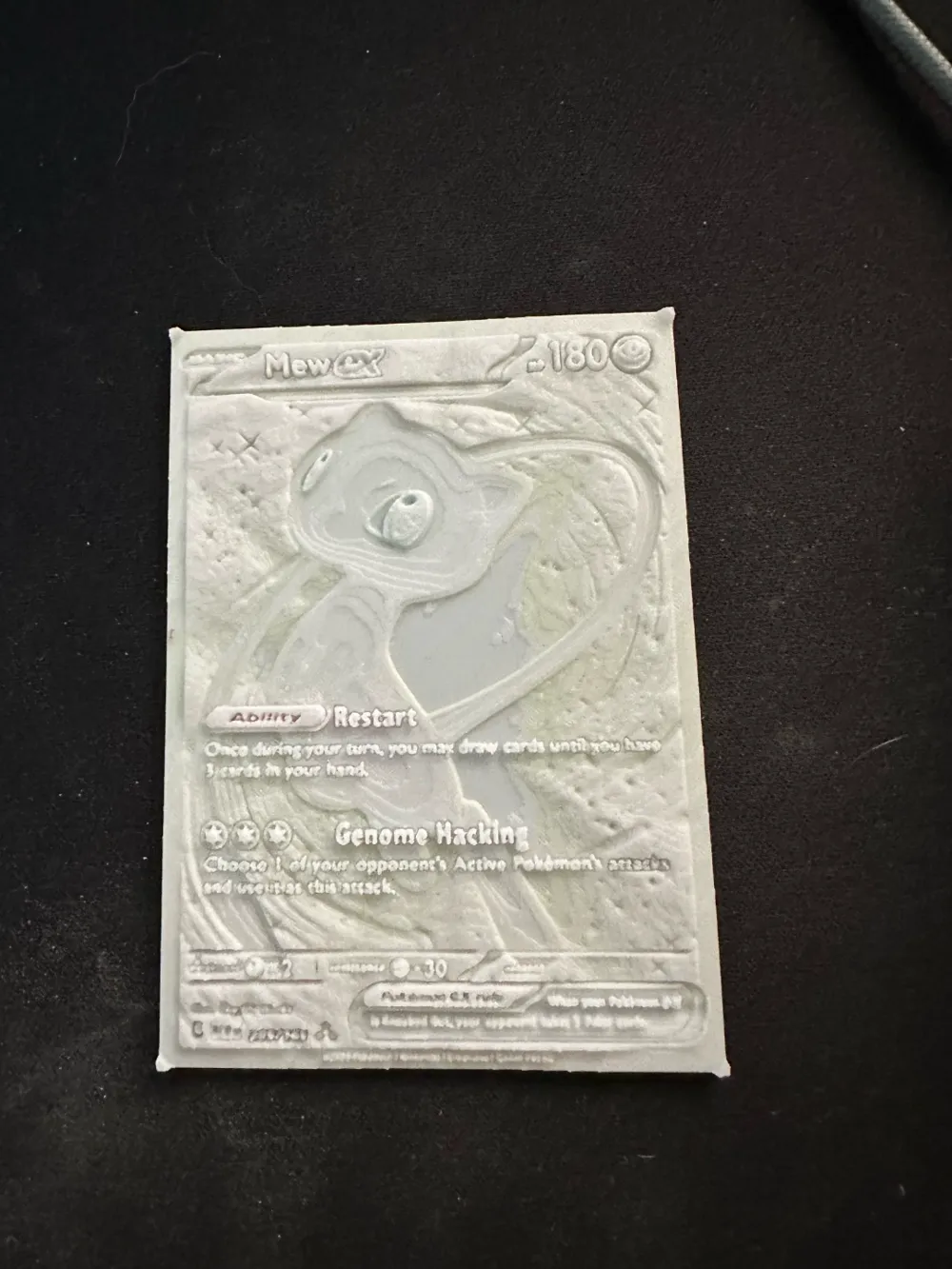 Mew EX (151 Gold) Pokemon Card Lithophane by thatguy08 - MakerWorld
