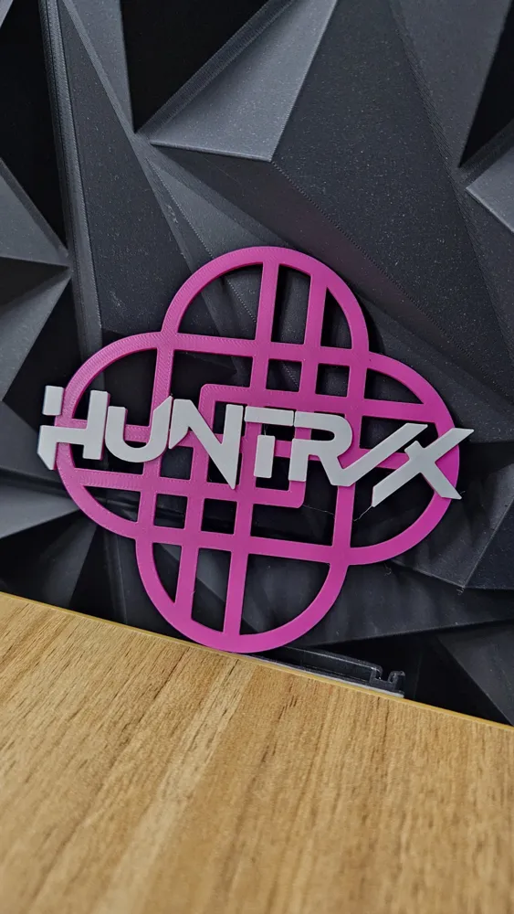 K Pop Demon Hunters - Huntrix Sign - NO AMS - Free 3D Print Model ...