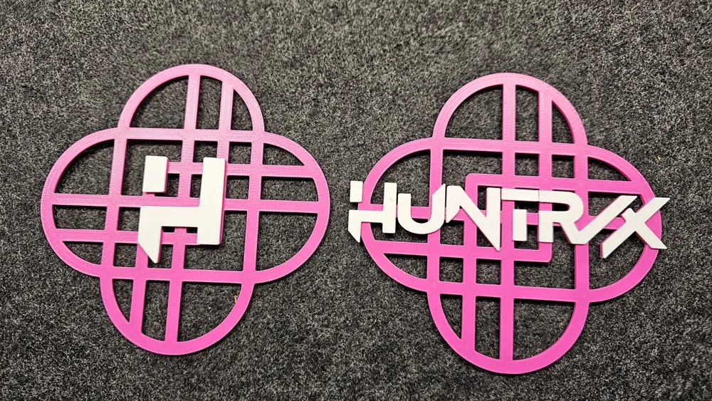 K Pop Demon Hunters - Huntrix Sign - NO AMS - Free 3D Print Model ...