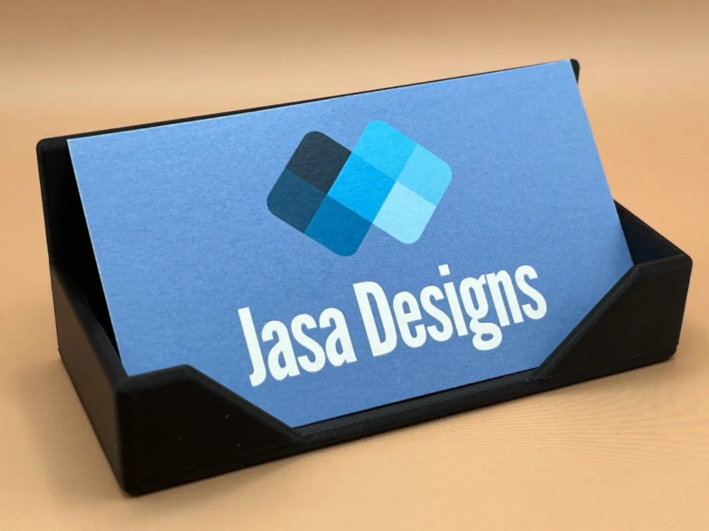 Business Card Holder With Sides by Jasa Designs MakerWorld: Download Free 3D Models
