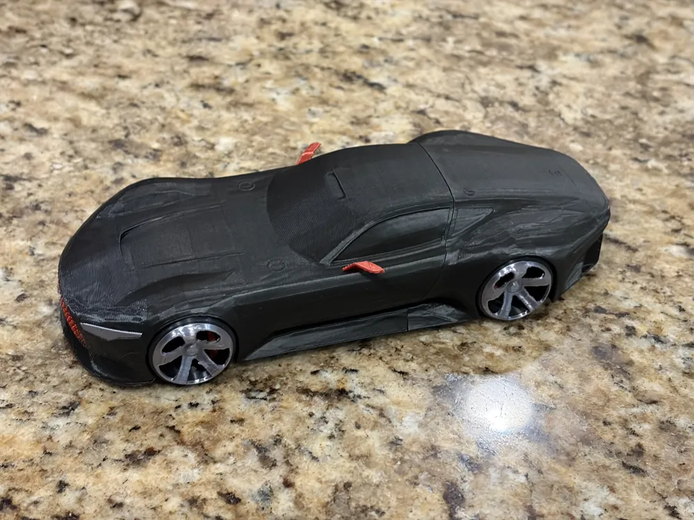 Mercedes Vision Concept Car - Free 3D Print Model - MakerWorld